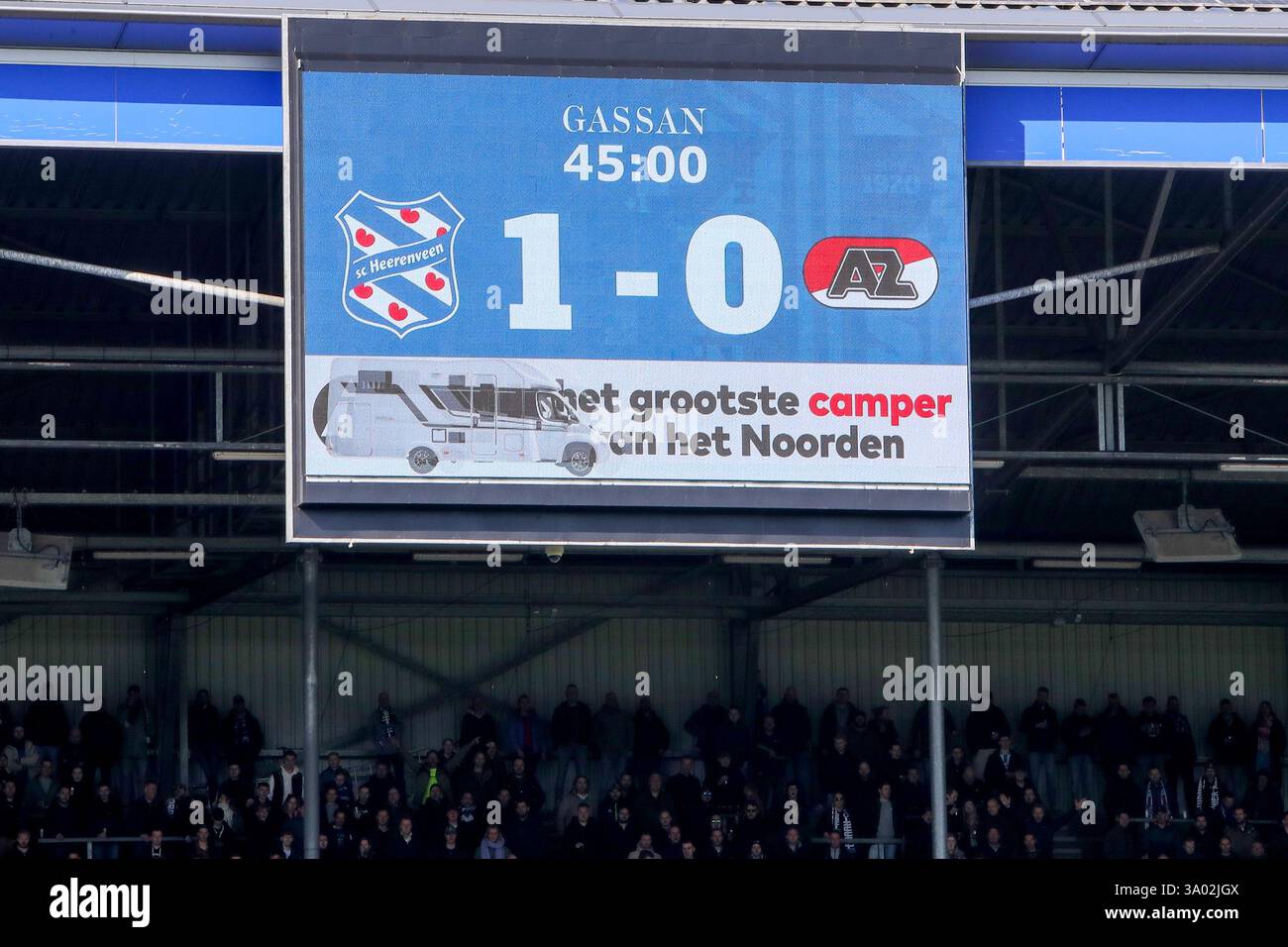 Heerenveen, Netherlands. 02nd Mar, 2025. HEERENVEEN - 02-03-2025, Abe Lenstra Stadion. Dutch ...